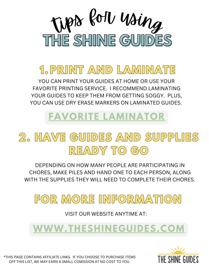 EDITABLE- All Weekly Chore Guides Bundle: 47 Step-by-step Visual Aids ...