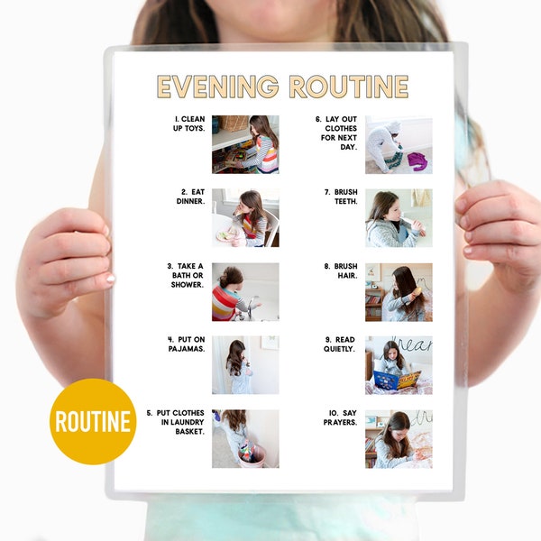 Visual Routine Guide - Etsy