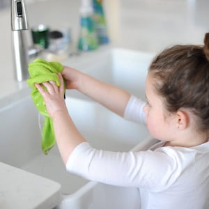 Kitchen Sink Step-by-step Visual Aid - Cleaning Chore Guides- Cheat ...