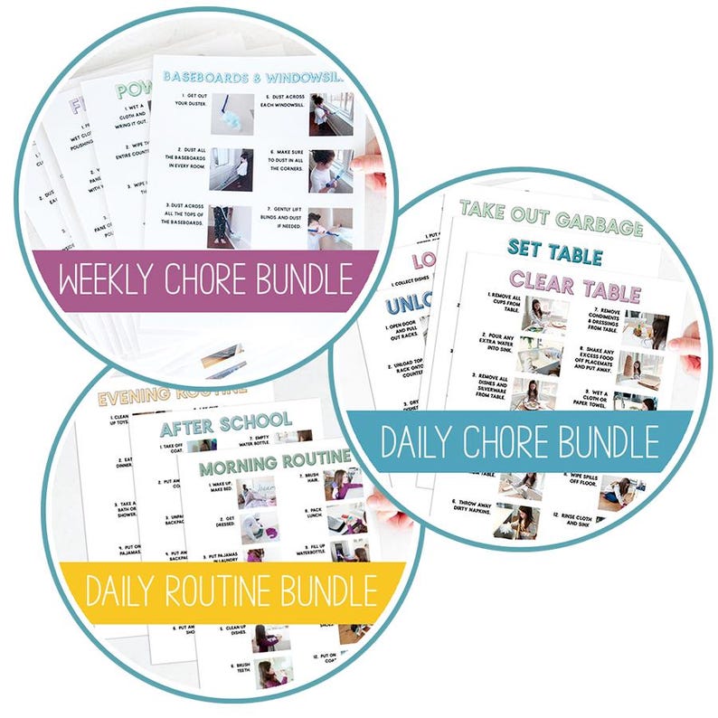 Weekly, Daily, and Routine Bundles - Etsy