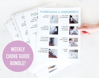 Morning Routine Step by Step Daily Chore Guide - Etsy