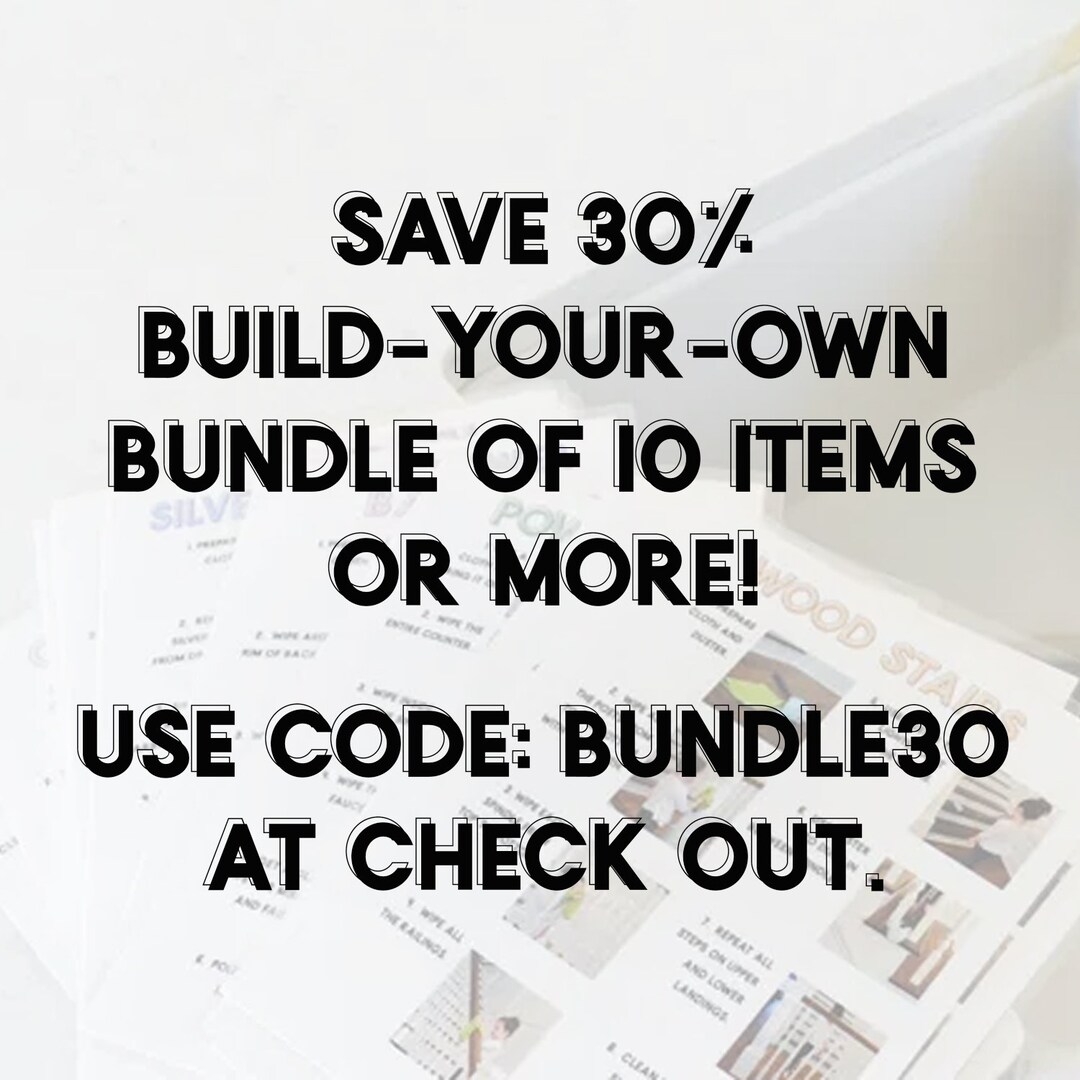 Create Your Own BUNDLE - Etsy
