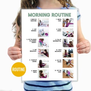All Routine Bundle: Step by Step Visual Aid Chore Guides - Etsy