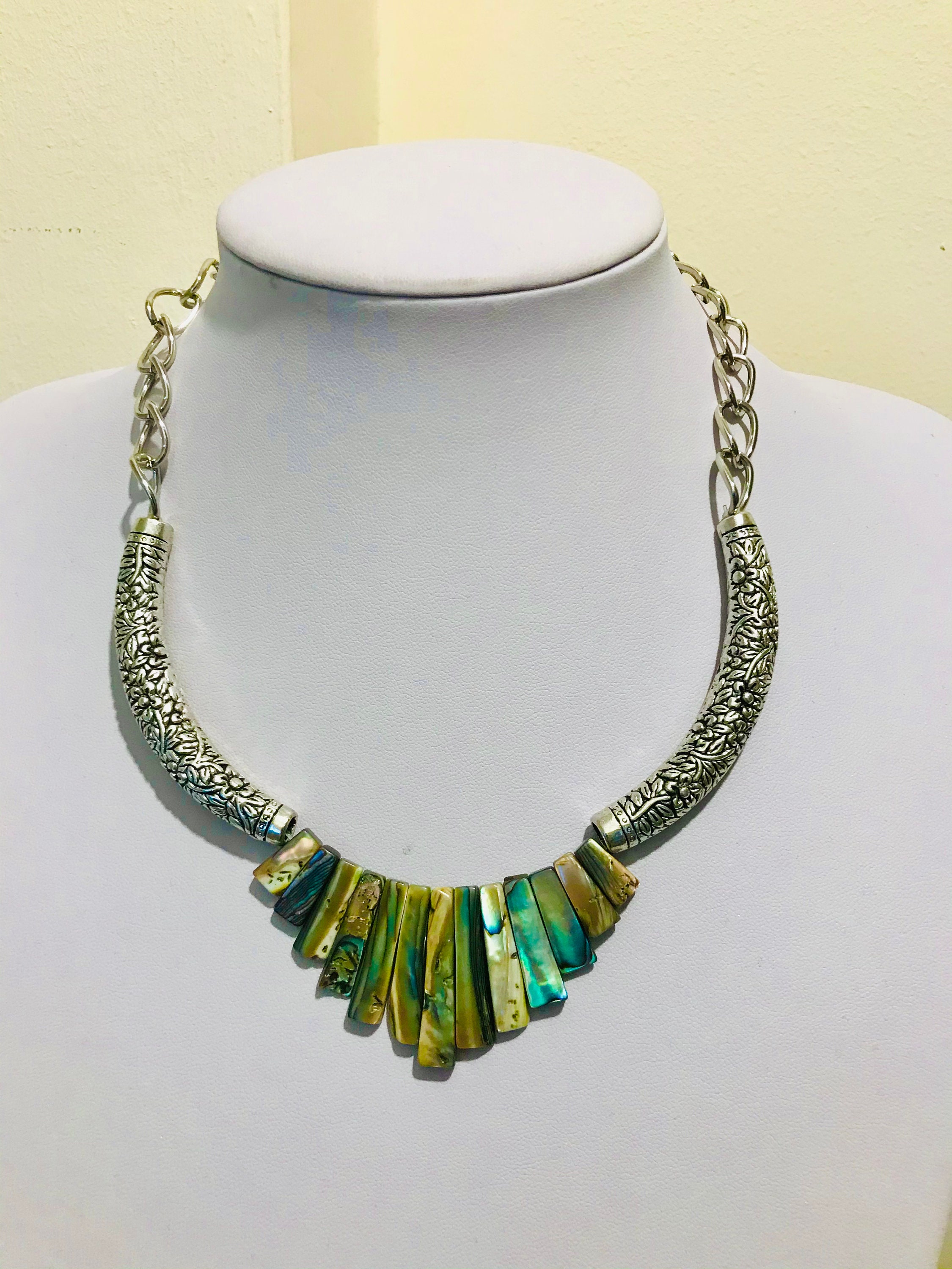 Tribal / Native Necklace With Abalone Shell Jewellery for | Etsy