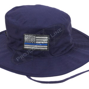 Thin Blue Line American Flag Boonie Hat - Etsy