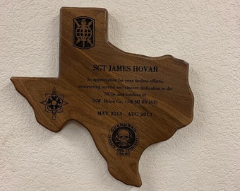 Texas Wood Plaque - Etsy