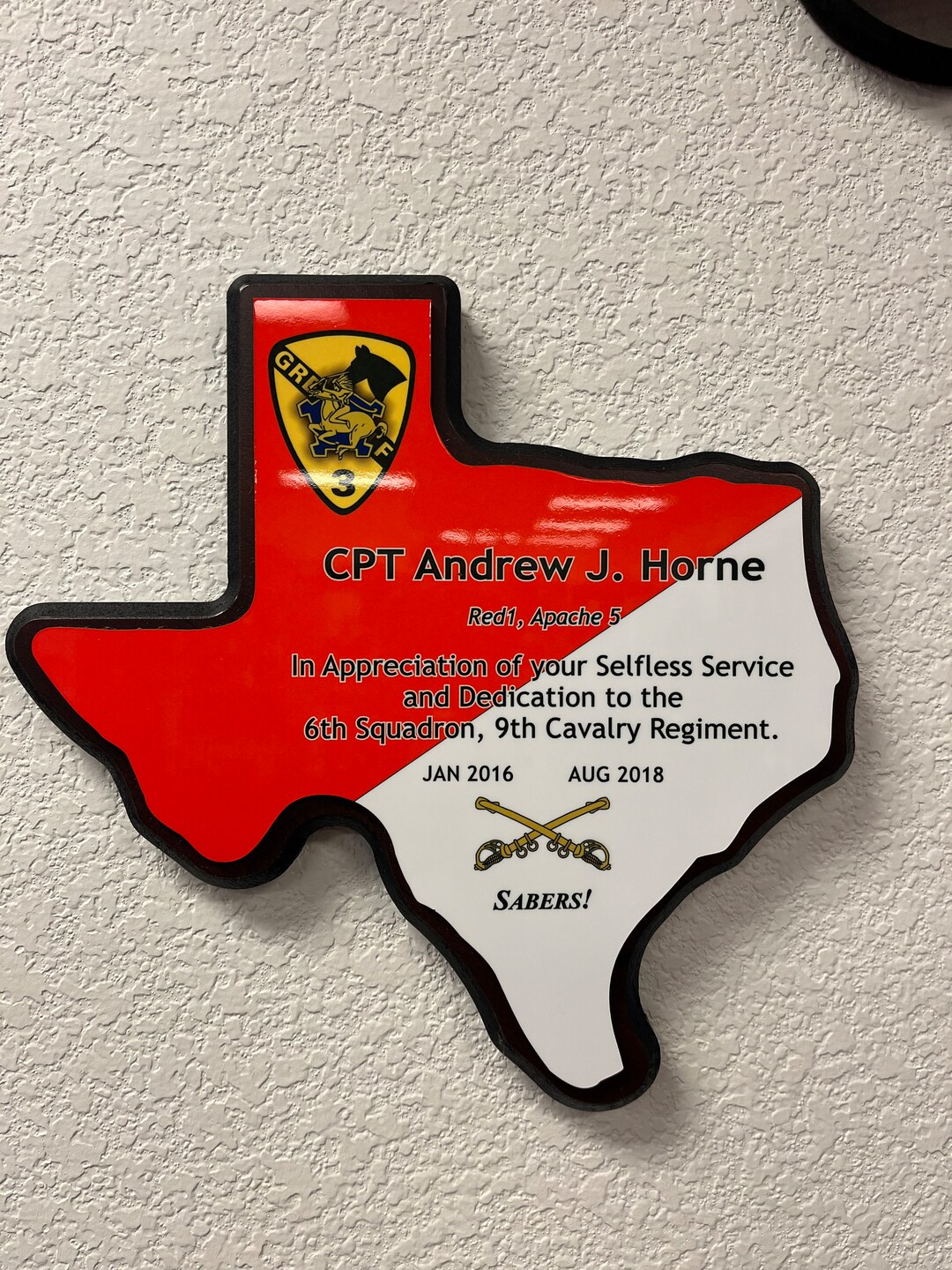Texas Plaque - Etsy