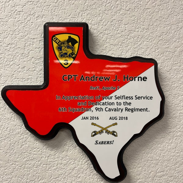 Texas Plaque - Etsy