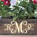 Personalized Wood Planter Box ~ Monogram ~ Initials ~ Wedding ...