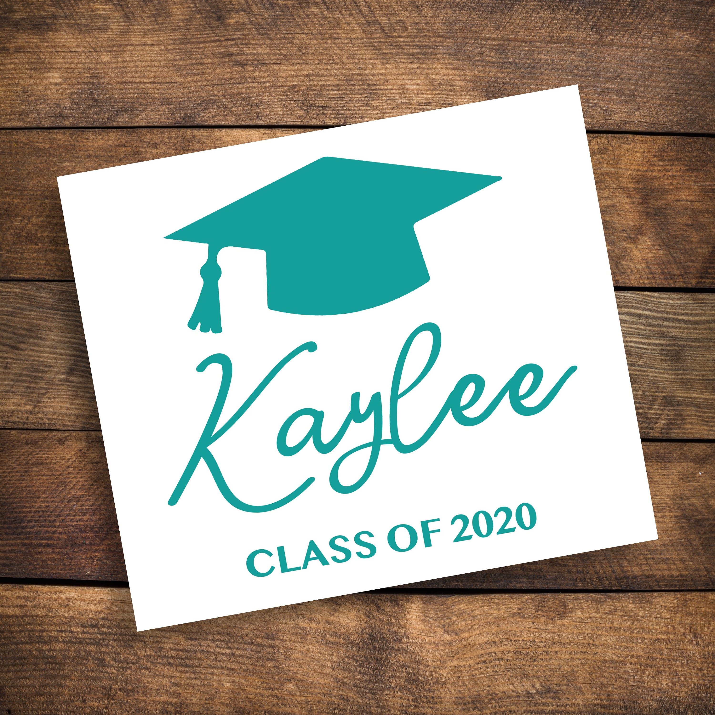 Personalized Graduation Decal Choose Size & Color Class of - Etsy