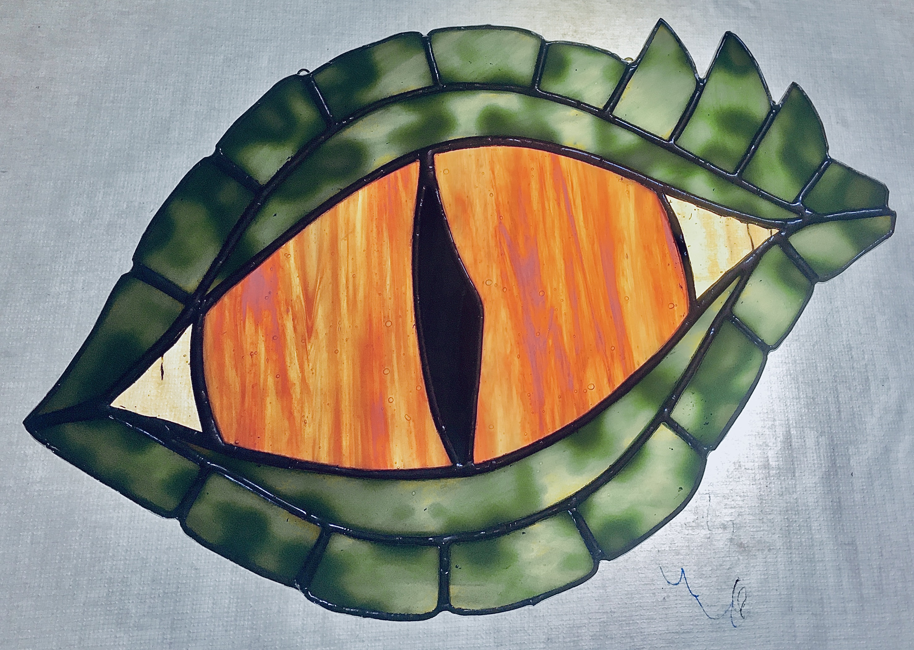 Pattern Dragon Eye Stained Glass Pattern - Etsy