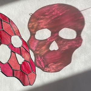 Pattern Stained Glass Skull Spooky Cute Halloween Patterns for Stained ...