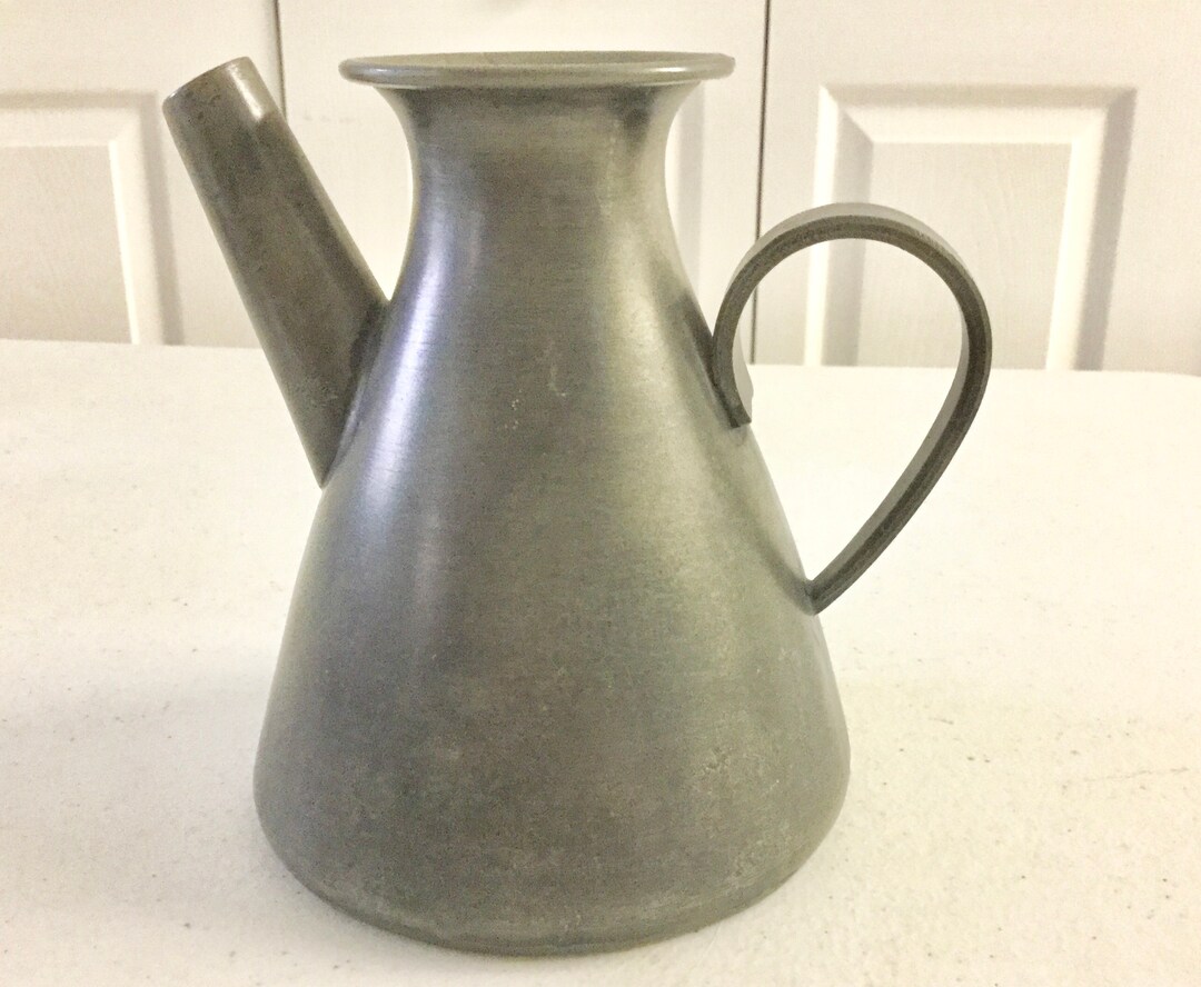 Jean Goardere MCM French Pewter PITCHER VASE Etain Fait Main 86% France ...