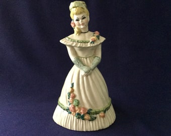 Ceramic Bell Lady - Etsy