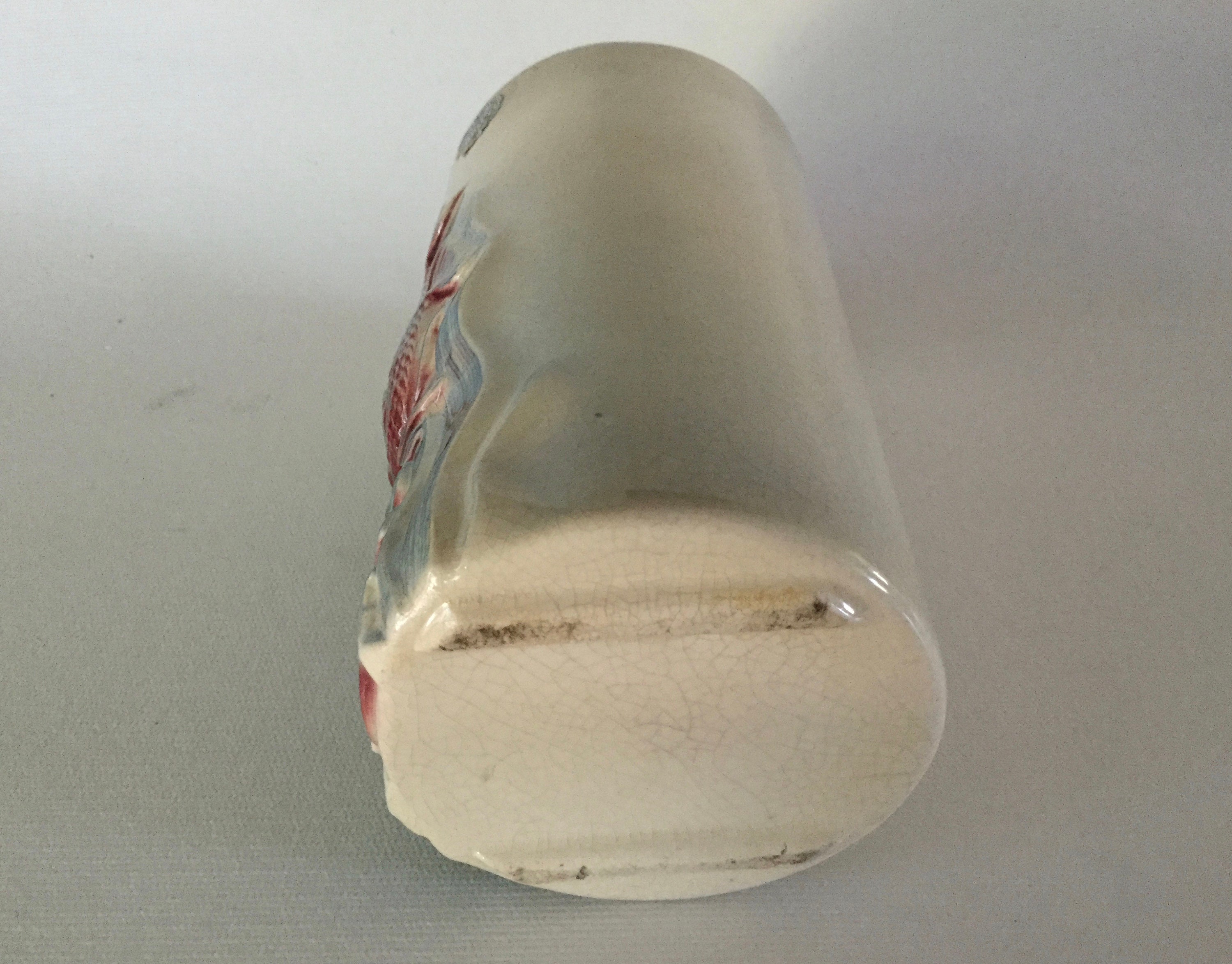 ROYAL COPLEY Pottery FISH Vase 7 1/8 Cylinder Shape W/ - Etsy
