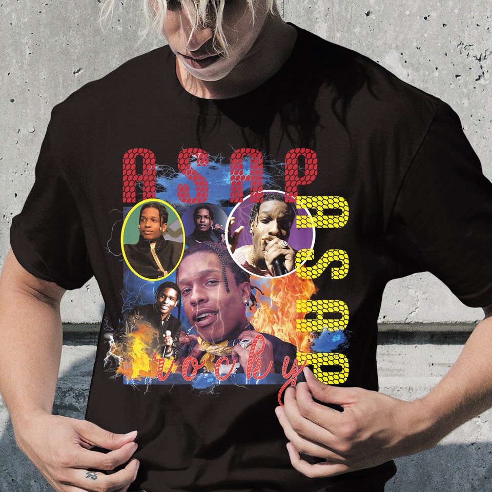 90s Vintage Style Asap Rocky Rap Tee sold by BradforShellhammer | SKU ...