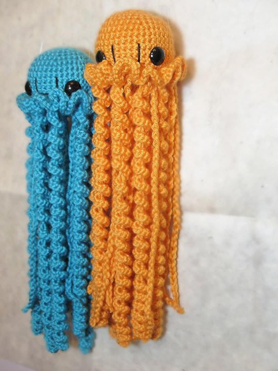 Custom Jellyfish Amigurumi Crochet Yarn Toy Plush Stuffed Animal ...