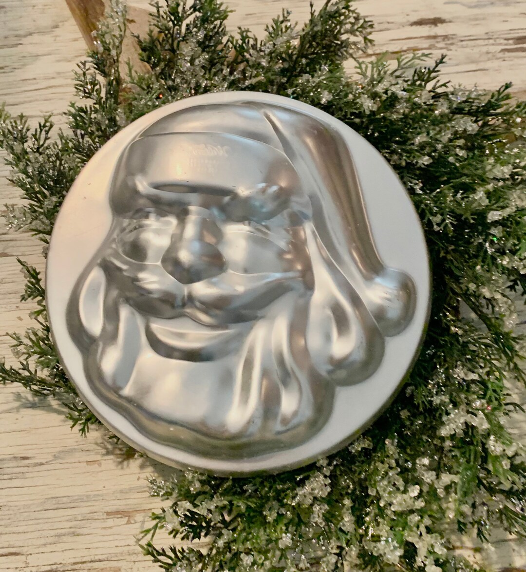 Vintage Christmas Vintage Santa 3-D Cake Pan Wilton 1974 Holiday Baking ...