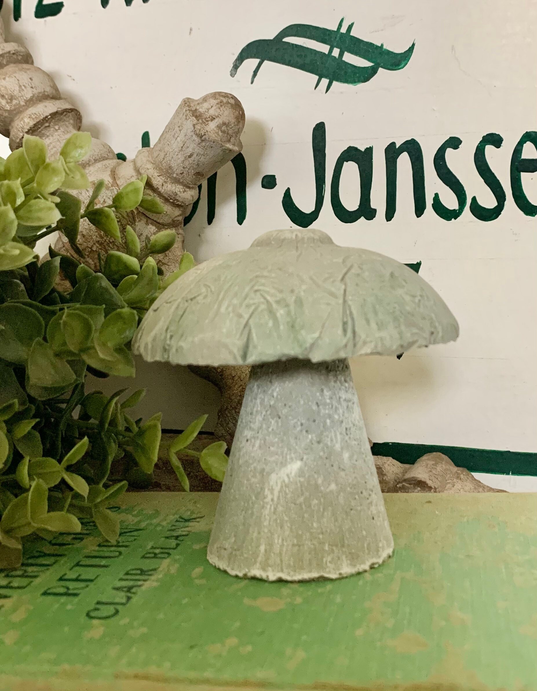 Concrete Mushroom Toadstool Cement Statue Indoor/outdoor | Etsy