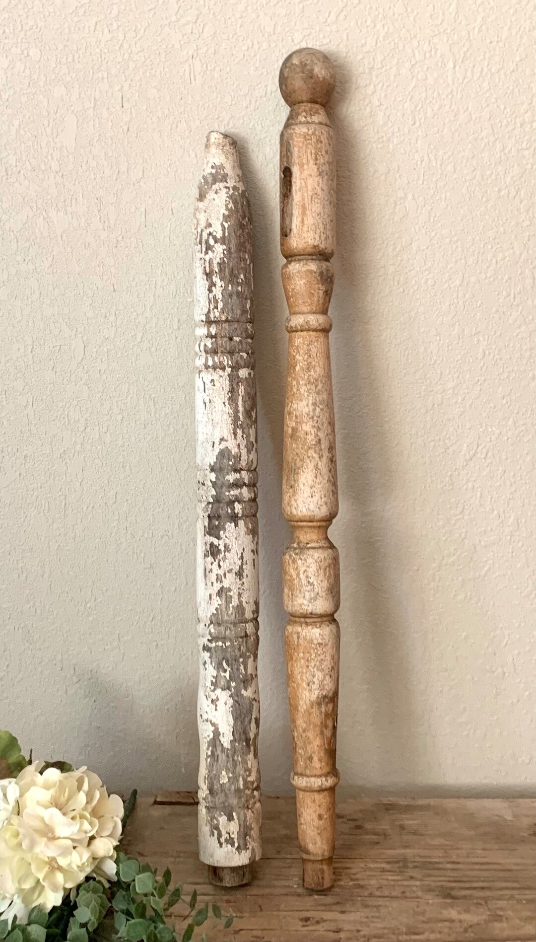 1 Chippy Spindle Architectural Salvage American Farmhouse Rustic ...