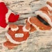 Vintage Santa Pick Set of 3 Vintage Christmas DIY Diorama Santa’s Picks ...
