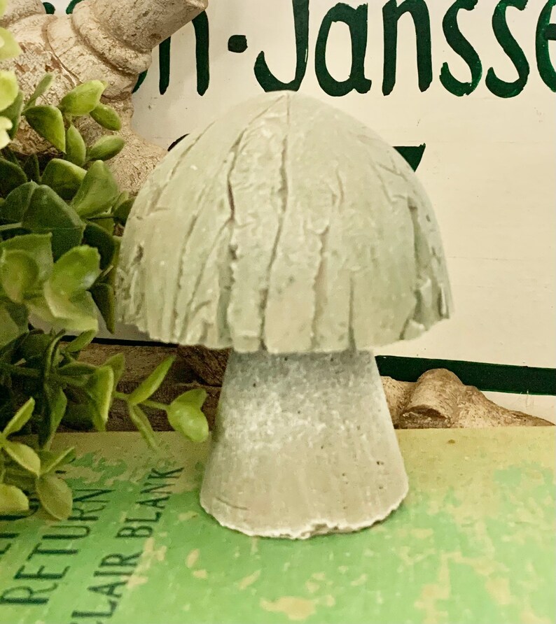 Concrete Mushroom Toadstool Cement Statue Indoor/outdoor - Etsy