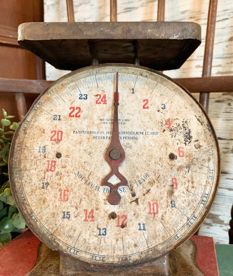 Vintage Antique Kitchen Scale Family Scale American Farmhouse - Etsy