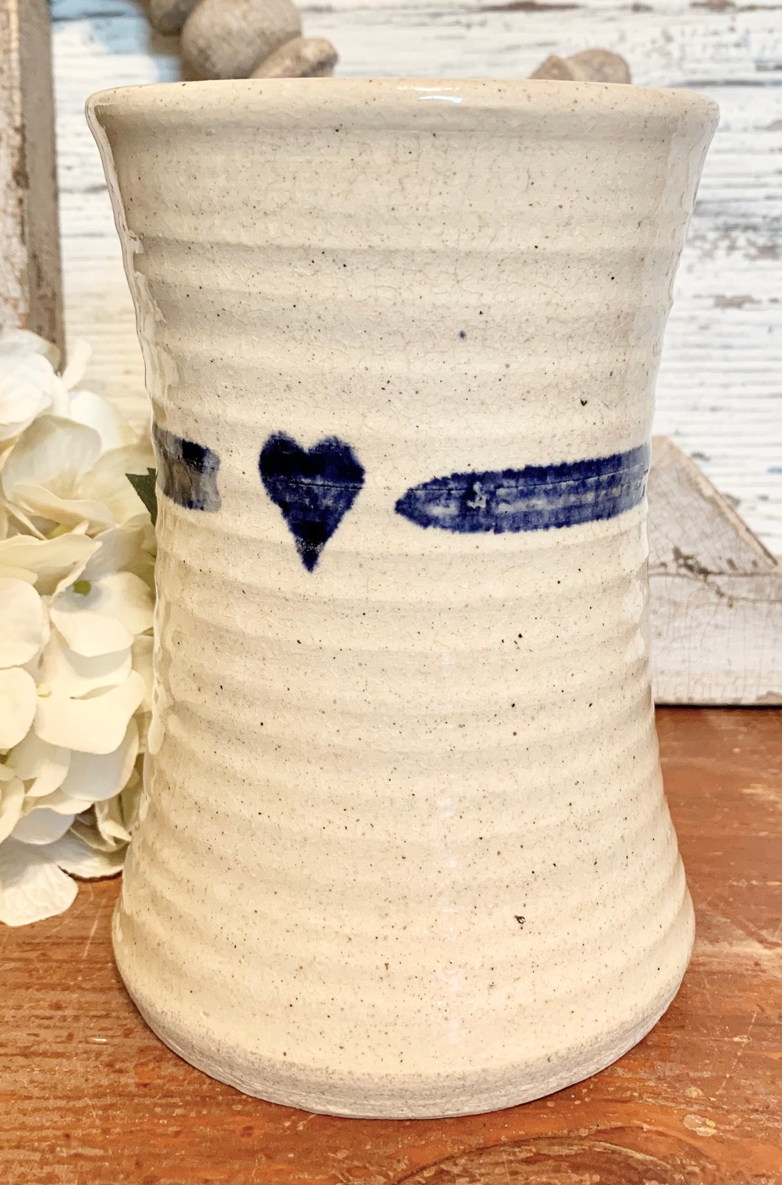 Vintage Salt Glazed Pottery Coffee Mug Signed Pottery American - Etsy