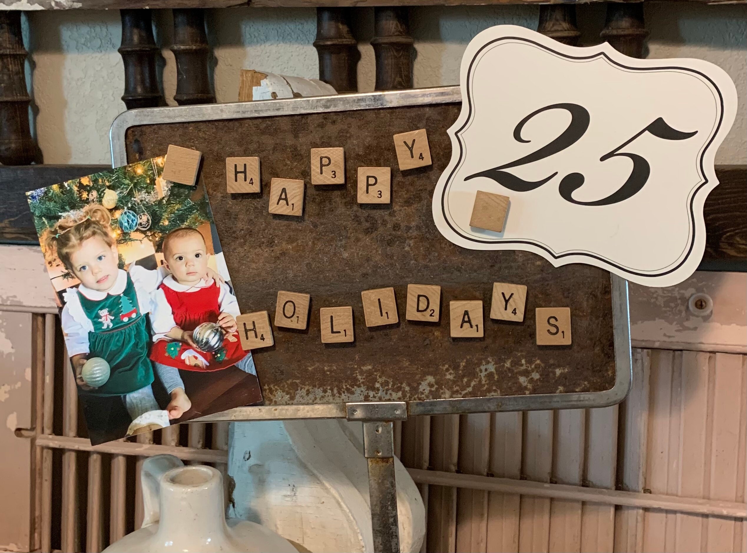 Message Board Repurposed Upcycled Retail Sign Holder Rusty Tin - Etsy