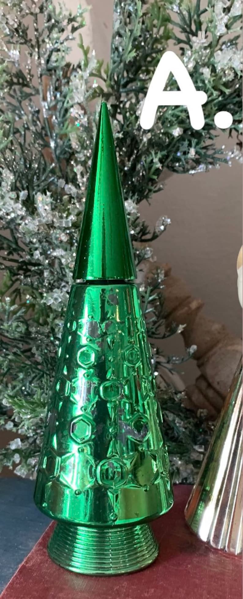 Vintage Christmas Mid Century Avon Christmas Tree/angel Bubble - Etsy