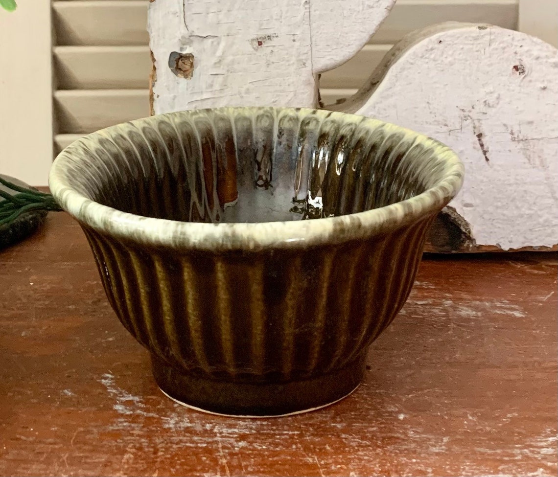 Vintage Hull Planter F-15 Dark Olive Green Succulents Plants - Etsy