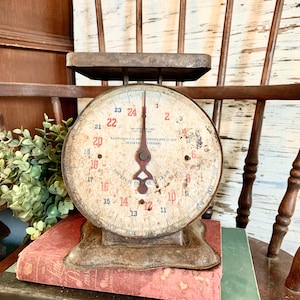 Vintage Antique Kitchen Scale Family Scale American Farmhouse Country ...