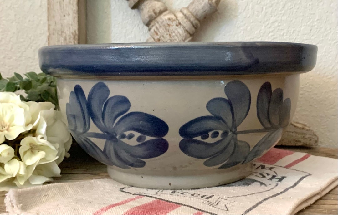 Vintage BBP Beaumont Brothers Pottery Stoneware Pottery Serving Bowl 9 ...