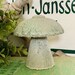 Concrete Mushroom Toadstool Cement Statue Indoor/outdoor Spring ...