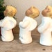 Vintage Christmas Vintage Porcelain Choir Angels Set of 3 Taiwan Boy ...