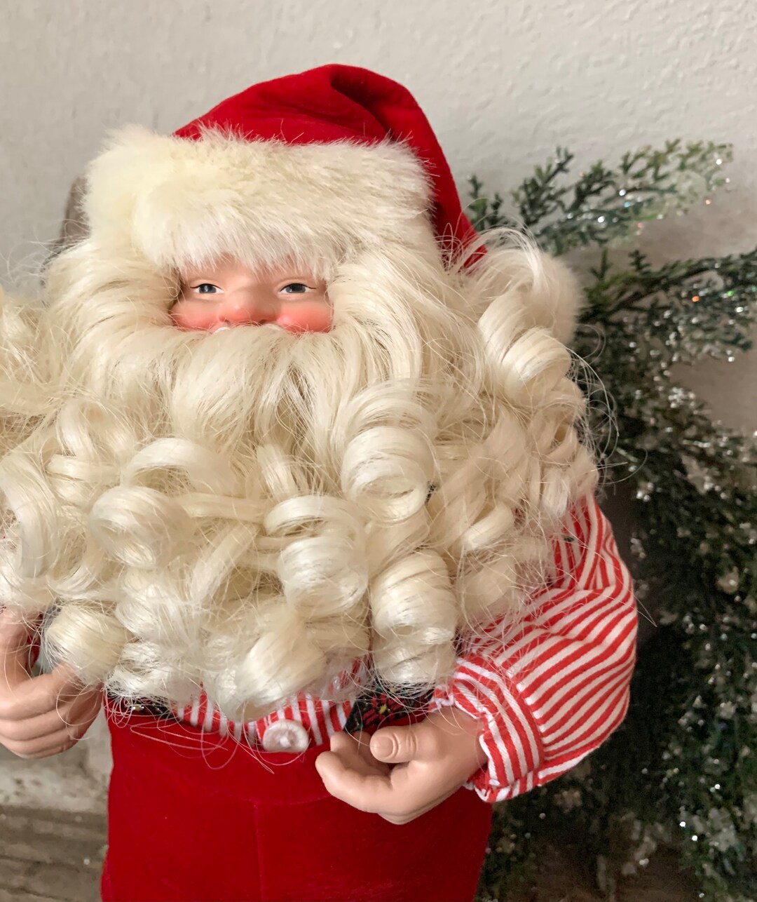 Vintage Santa 1998 Animated Musical Santa Clause Jingle Bell Rock WORKS ...