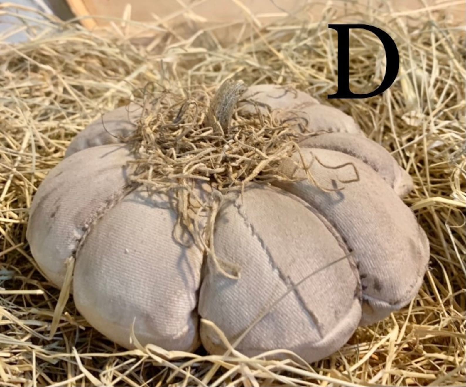 Primitive Pumpkins Fabric Handmade Real Pumpkin Stems Rustic - Etsy