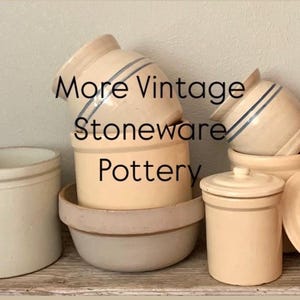 Vintage Pottery Crock Beige/glazed Stonewall Pottery/crock 7“ Tall ...