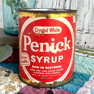 Vintage Penick Syrup Can Container Farmhouse Vignette Decor Rustic ...