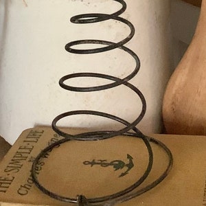 Vintage Antique Coil Chair Bed Spring DIY Project Home Decor Project ...