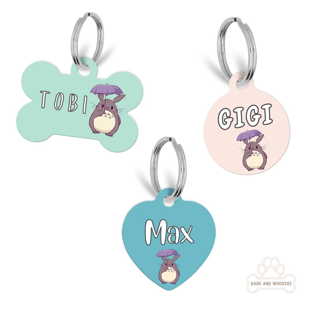 Totoro Pet Tag Dog Tag My Neighbor Totoro Personalized Dog Tag Giffts ...