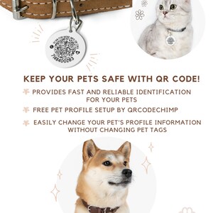 Cow With Milk Pet Id Tag, Dairy Cow Tag, Personalized Custom QR Code ...