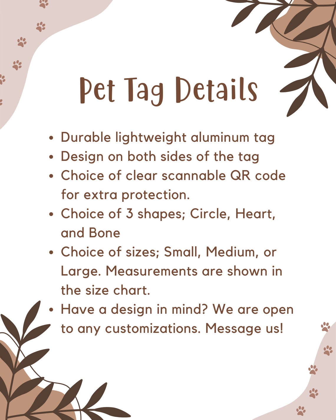 Bat Pet ID Tag, Personalized Custom Optional QR Code Tag, Cute ...