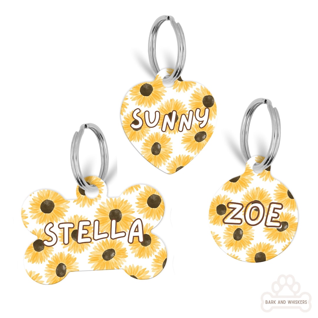 Pet ID Tag, Double Sided Tag, Custom Pet Tag, Cute Pet Tag ...
