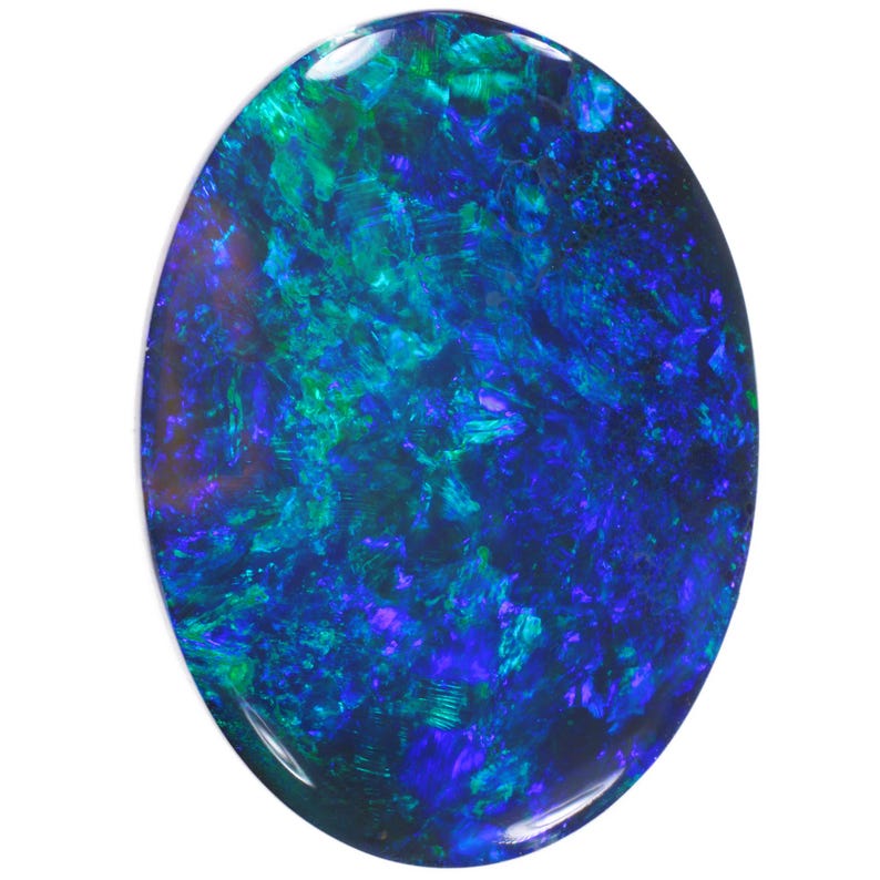 Black Opal 10.68ct Lightning Ridge Blue Green Fire - Etsy