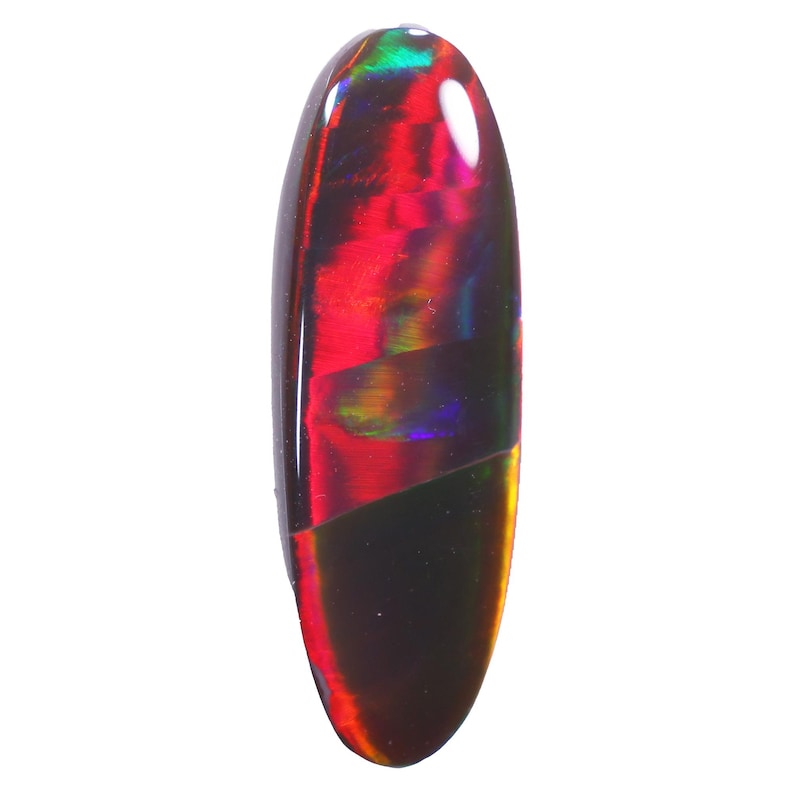 1.84ct Black Opal Rolling Multicolor Fire - Etsy Australia