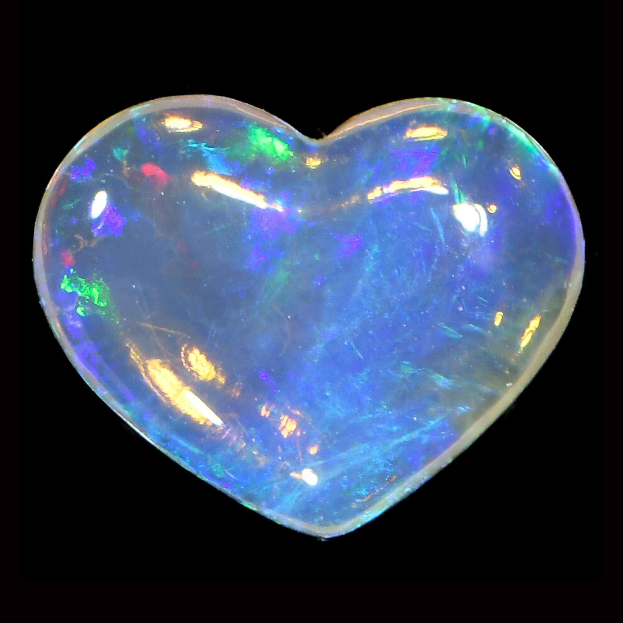 Green Fire Heart