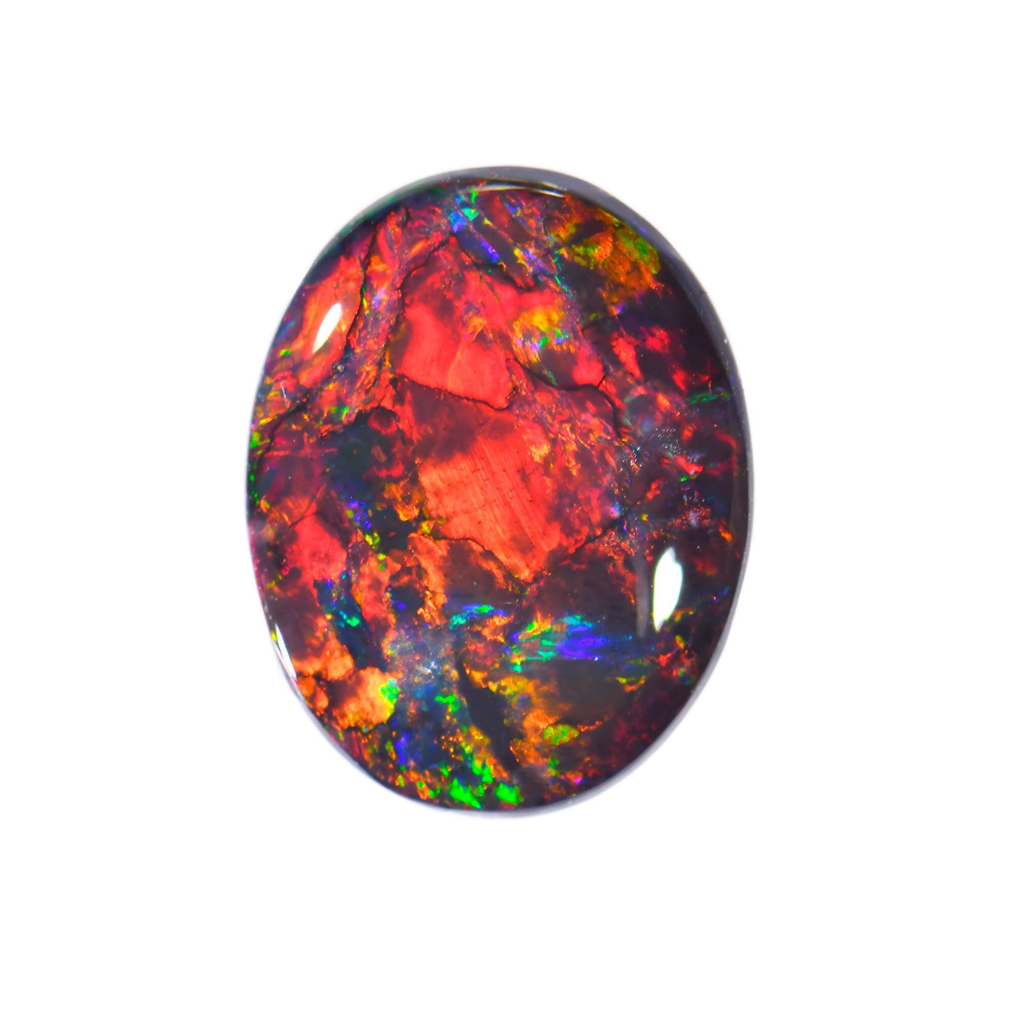 Australian Black Fire Opal