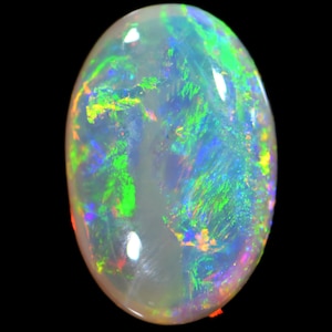 Australian Opal Multi Color Fire Double Sided 2.35ct - Etsy