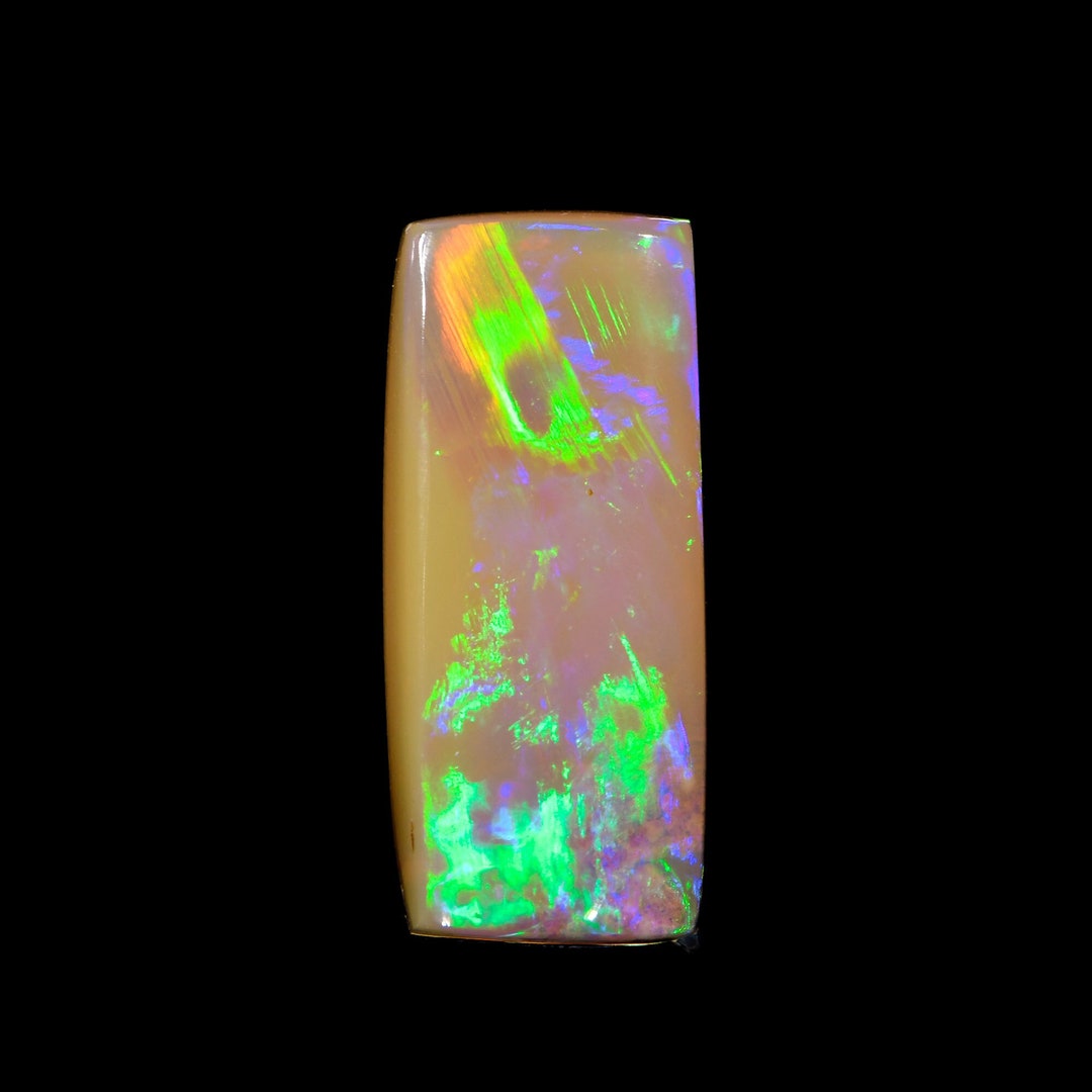 Gem Multi Color Fire Rectangle Shape Australian Pipe Crystal - Etsy